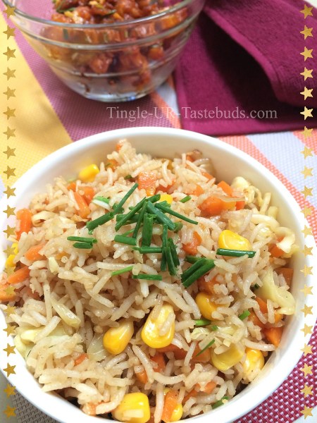 Chinese Veg. Fried Rice – Tingle-UR-Tastebuds